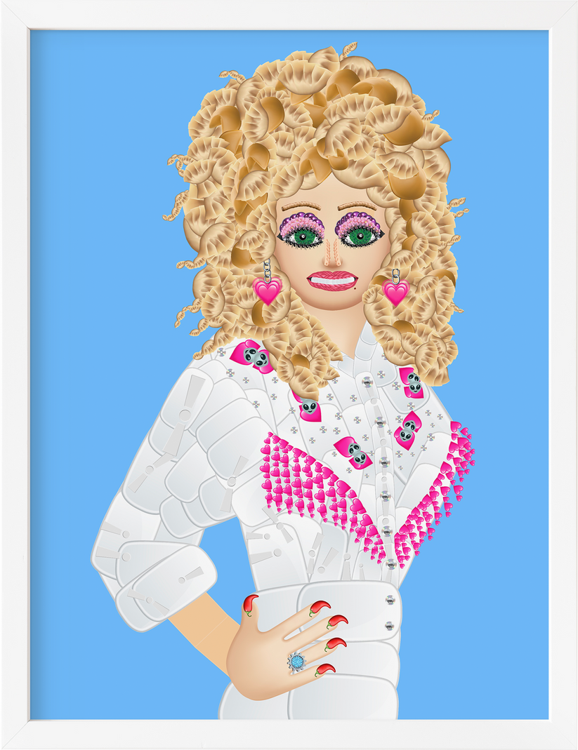 Dolly Parton by Lauren Edelstein